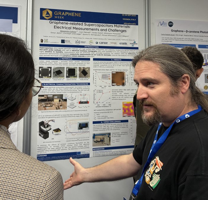 EMPHASIS at Graphene Week 2025: posters, talks and wearable graphene ...